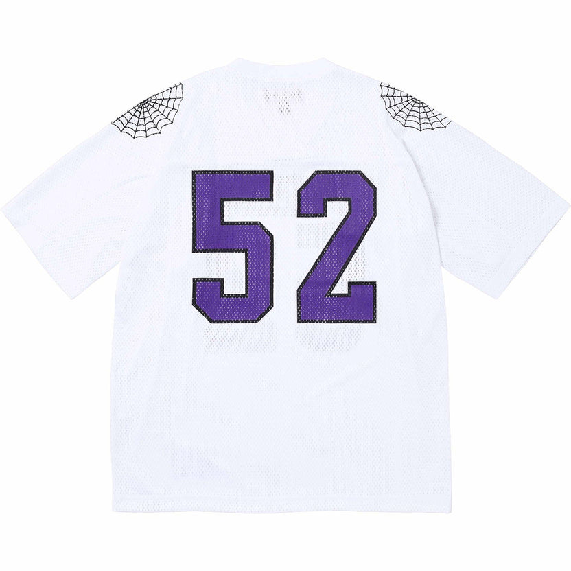 Supreme Spiderweb Football Jersey 'White' — Kick Game