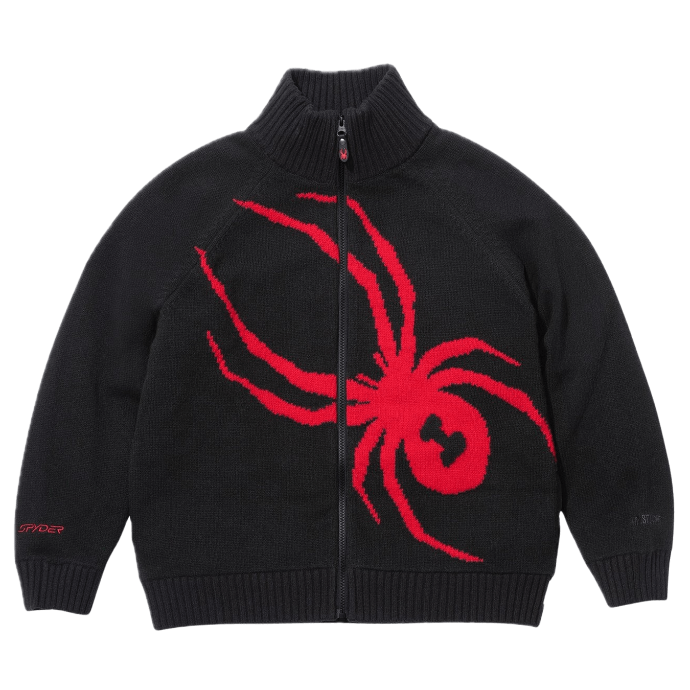 Supreme x Spyder Windstopper Zip Up Sweater 'Black' – Kick Game