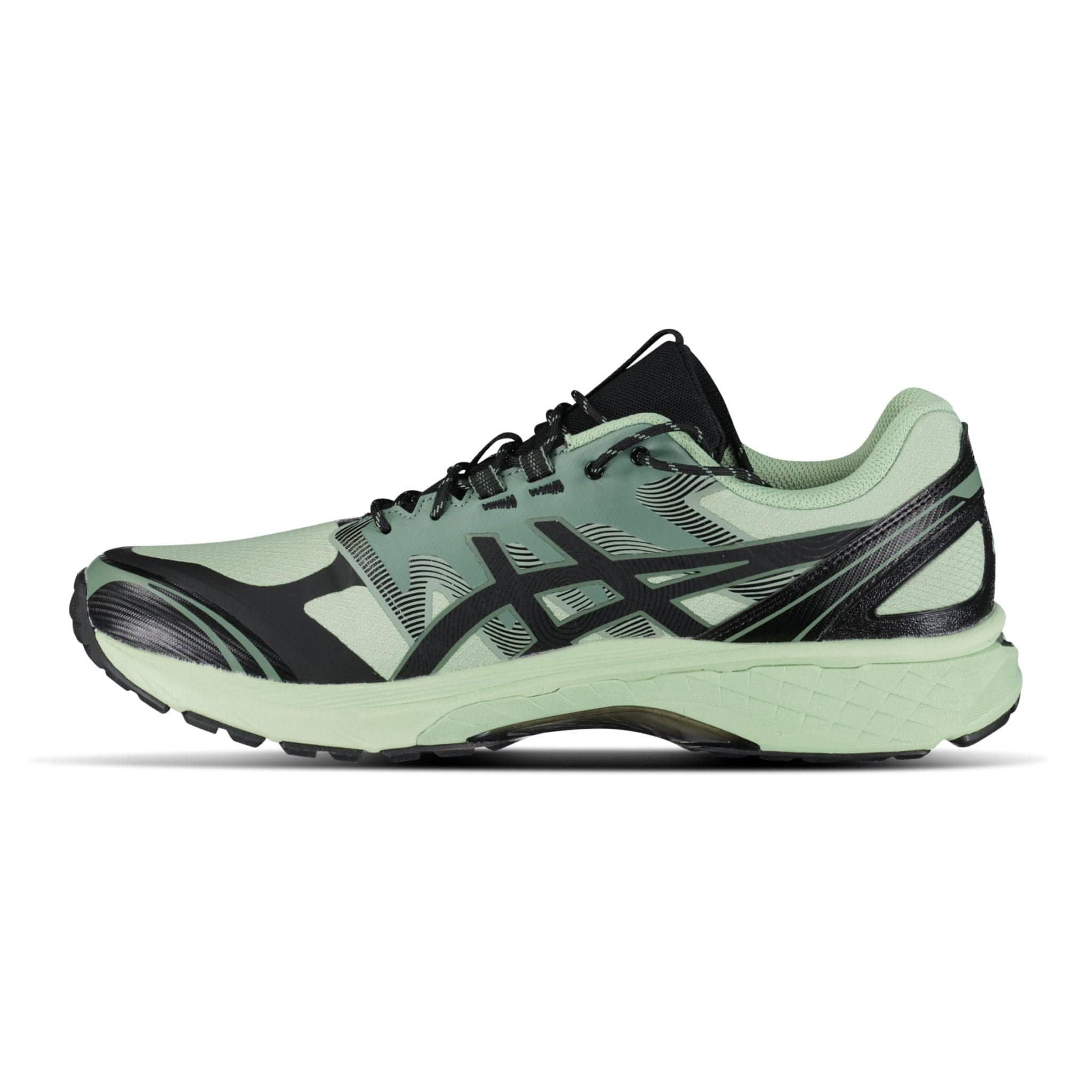 Asics GEL TERRAIN 300 Trainers Jade Green & Black – Kick Game