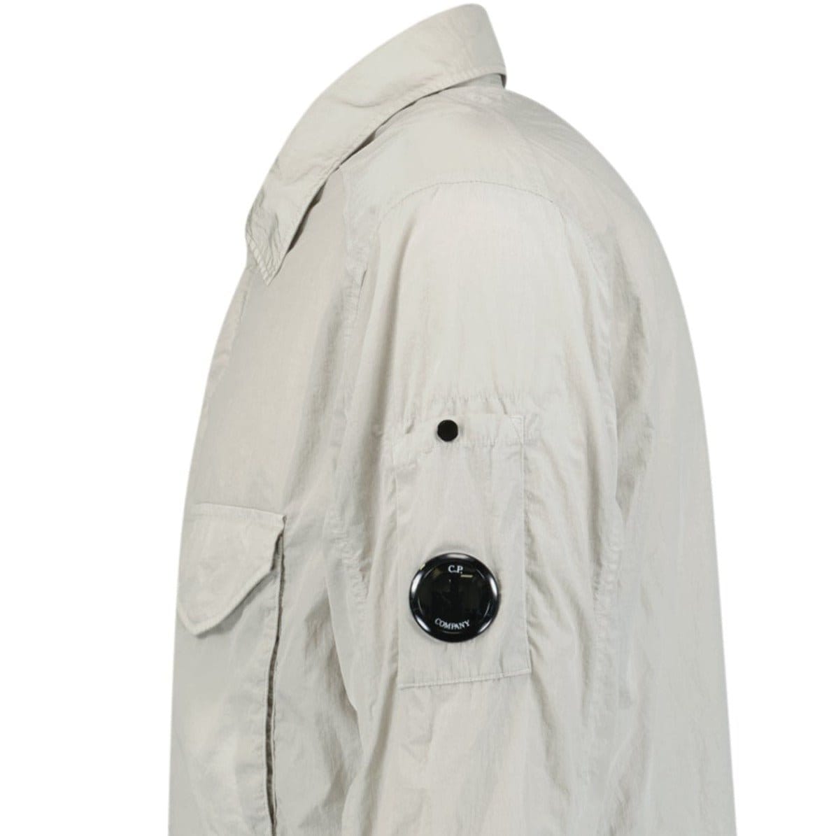 CP Company Lens Chrome Zip-Up Jacket Light Grey – Kick Game