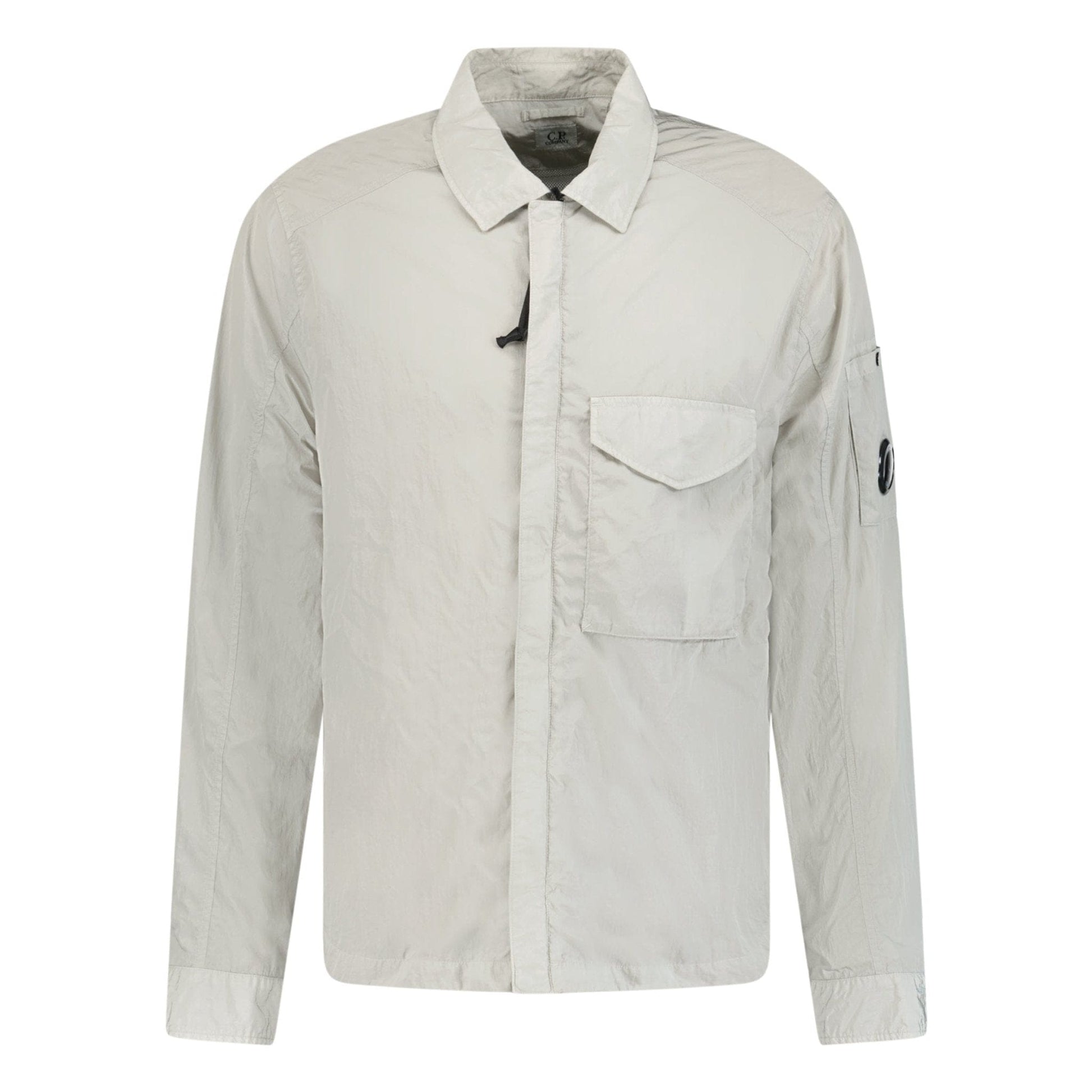 CP Company Lens Chrome Zip-Up Jacket Light Grey – Kick Game