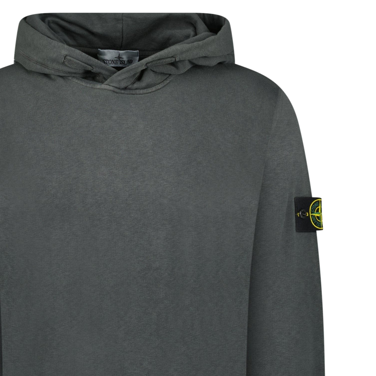 Stone Island ‘Old’ Treatment Hooded Sweatshirt In Charcoal Grey – Kick Game