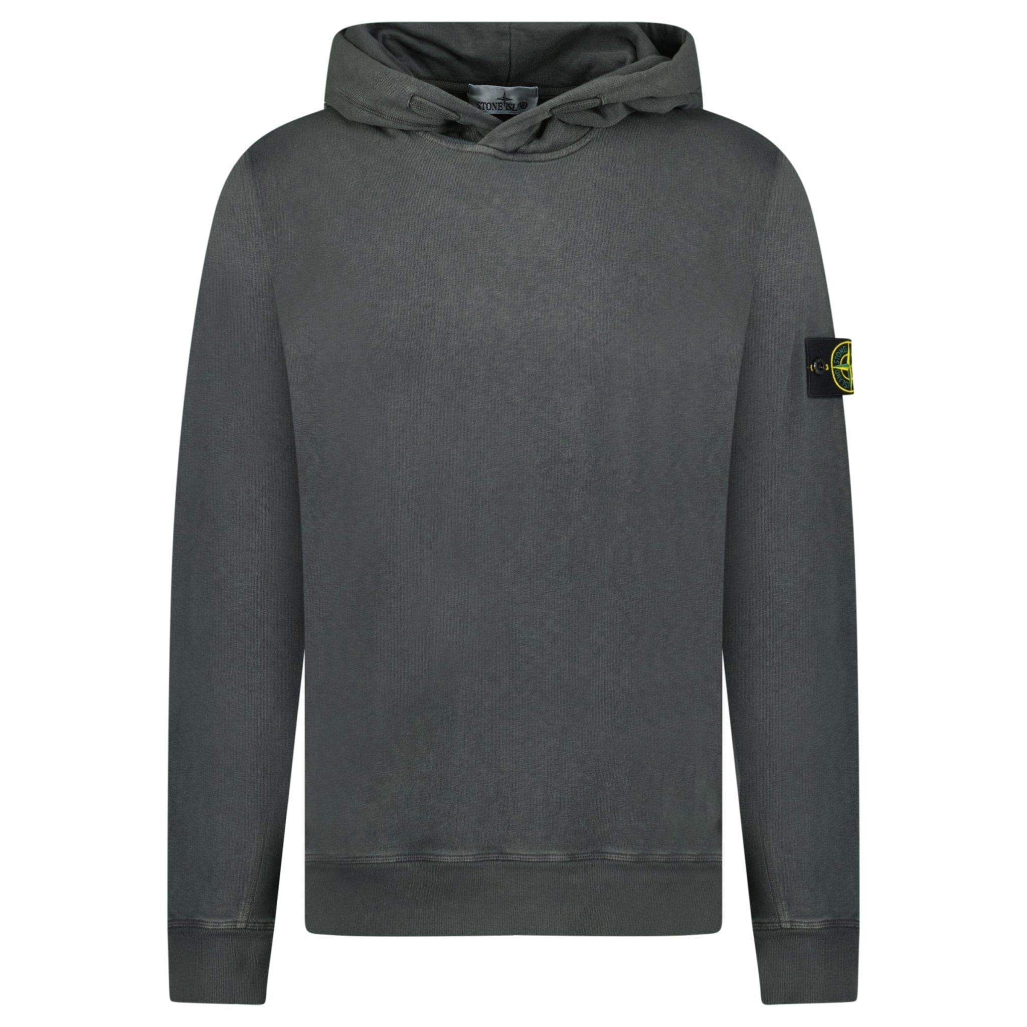 Stone Island ‘Old’ Treatment Hooded Sweatshirt In Charcoal Grey – Kick Game