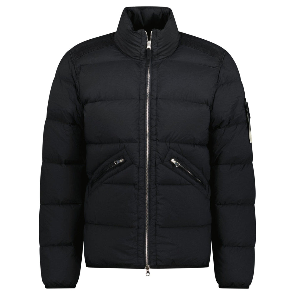 Stone Island Puffer Jacket In Seamless Tunnel Nylon Black – Kick Game