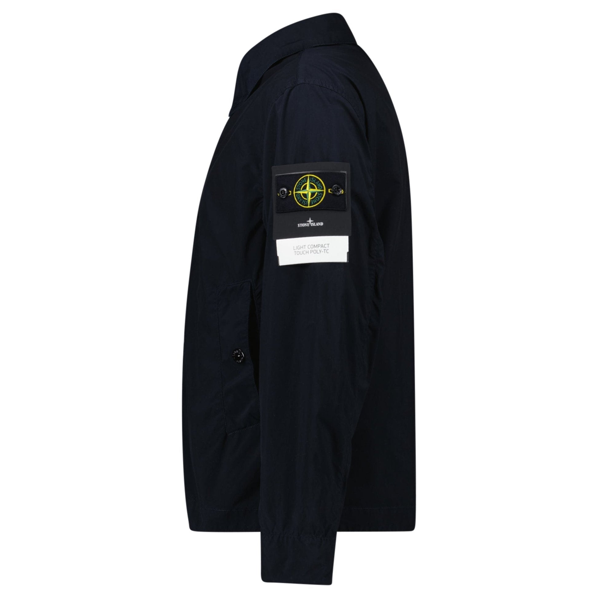 Stone Island Light Compact Jacket in Navy – Kick Game