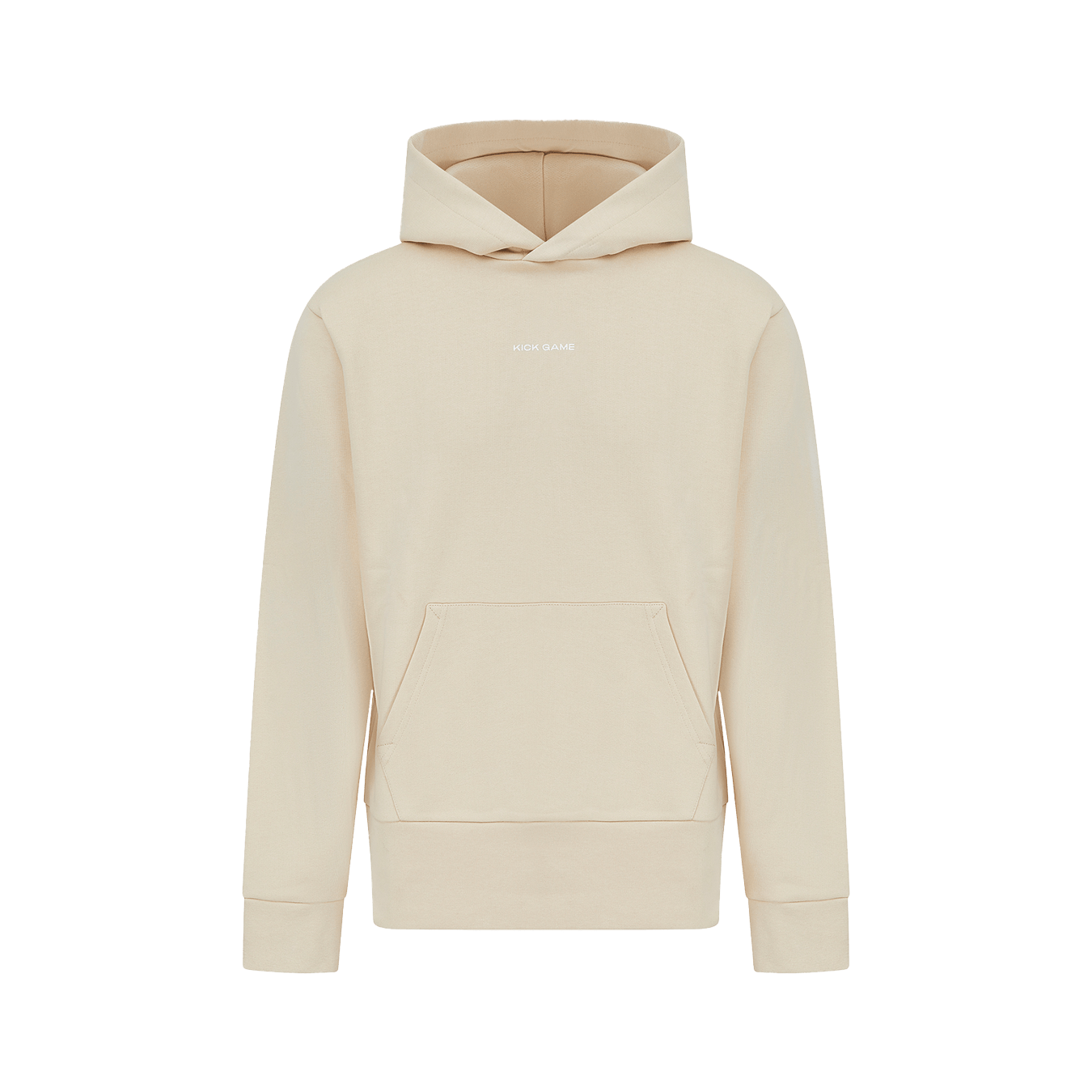 Kick Game Logo Hoodie 'Cream'