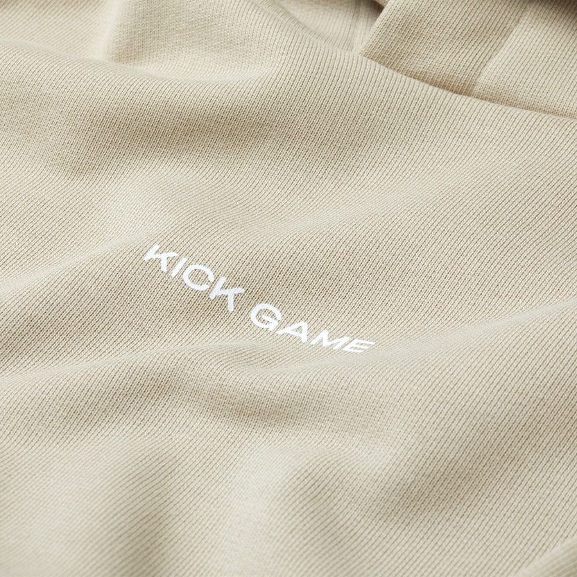 Kick Game Logo Hoodie 'Feather Grey'